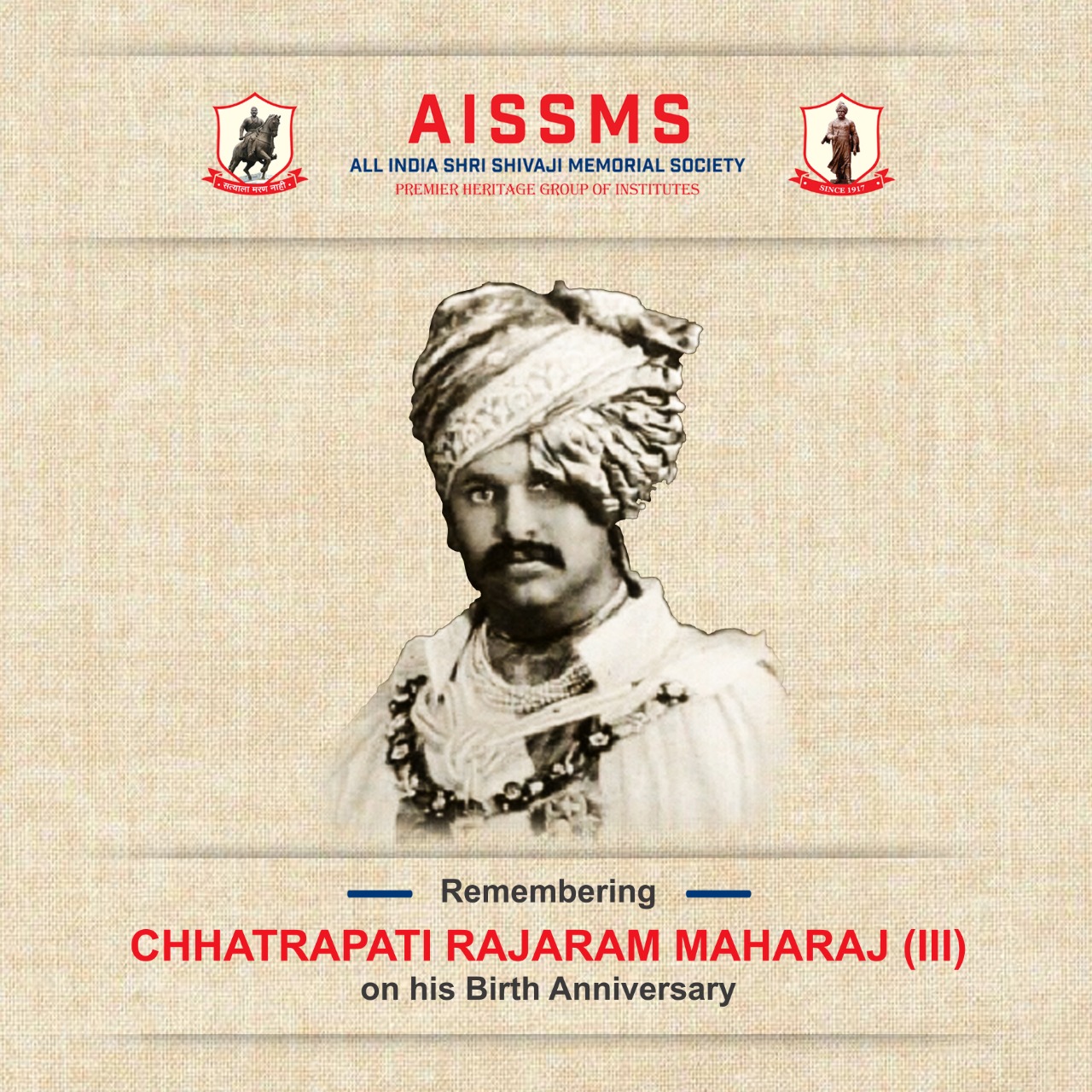 Chatrapati-Rajaram_Maharaj | AISSMS - All india Shri Shivaji Memorial ...