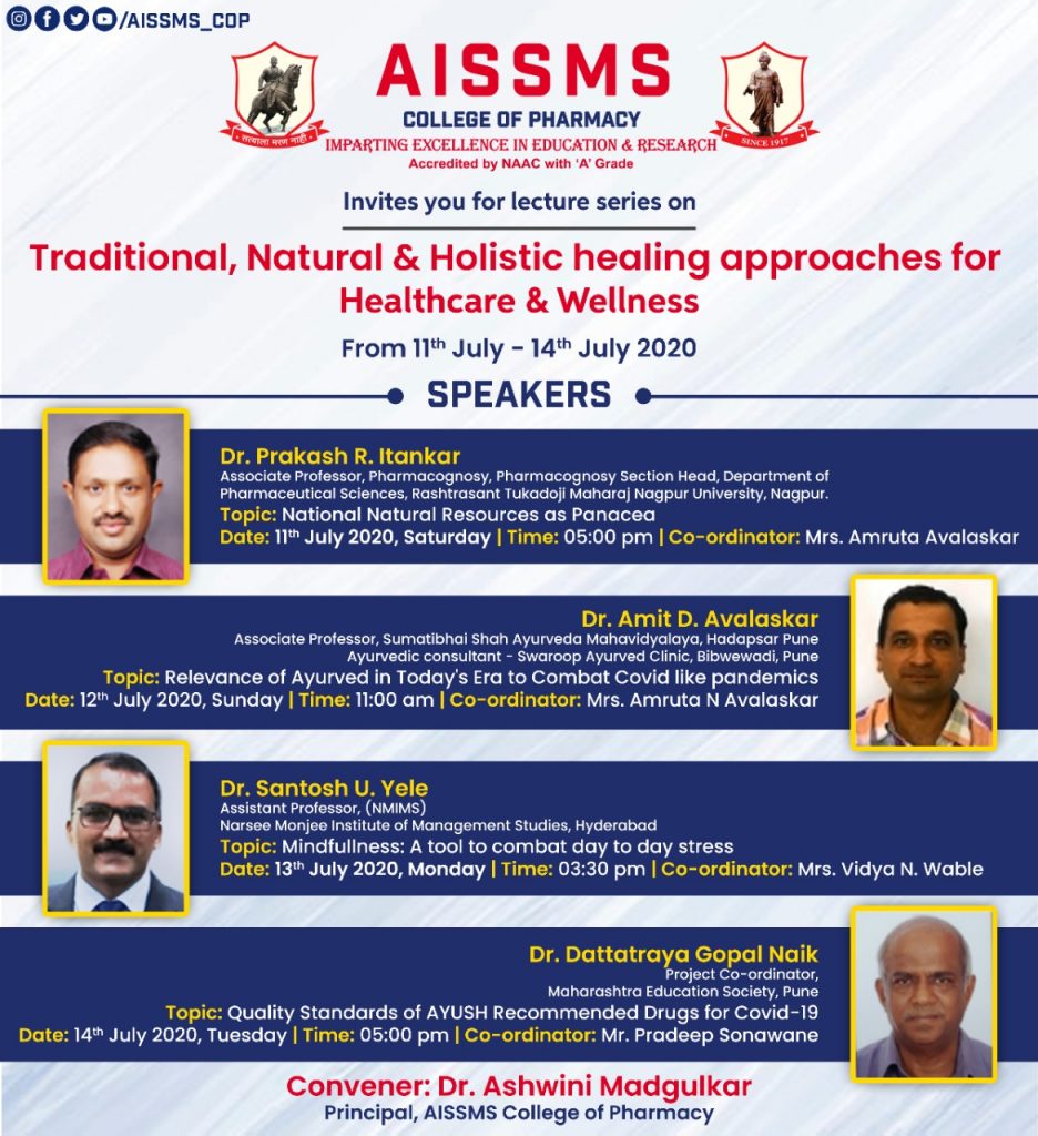 Webinar 2 | AISSMS - All india Shri Shivaji Memorial Society